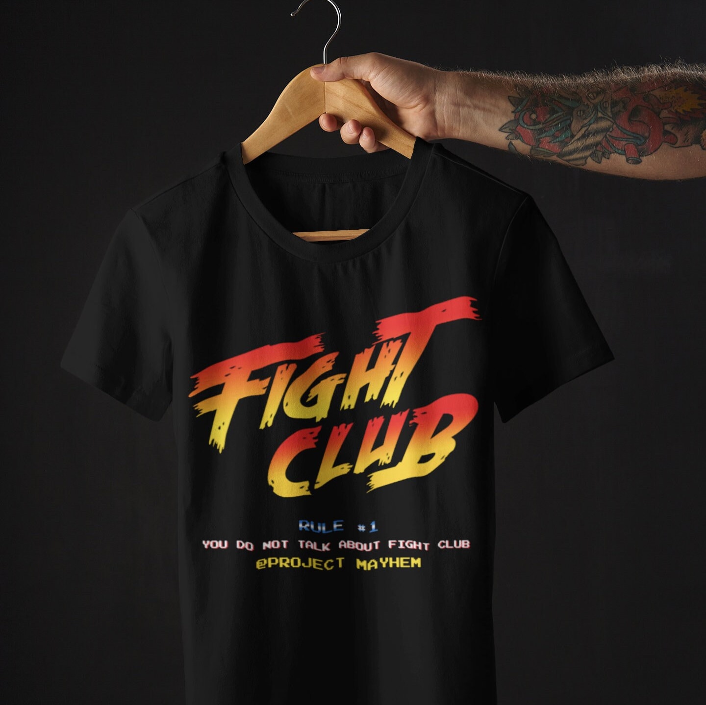 Fight Club Mens Tshirt | Street Fighter, Arcade Shirt, Cool Tshirt ...