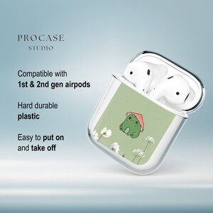 Sage Green Butterfly Airpods Case Cute Frog Cottagecore Cover for ...