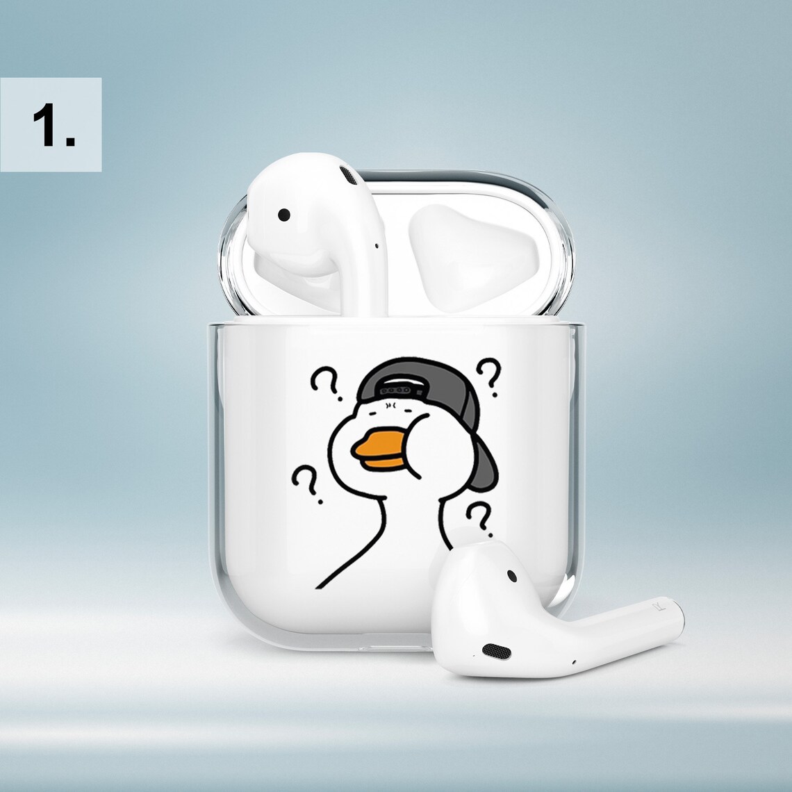 Funny Shark Airpods Case Cool Funny Duck Cover for Airpods - Etsy
