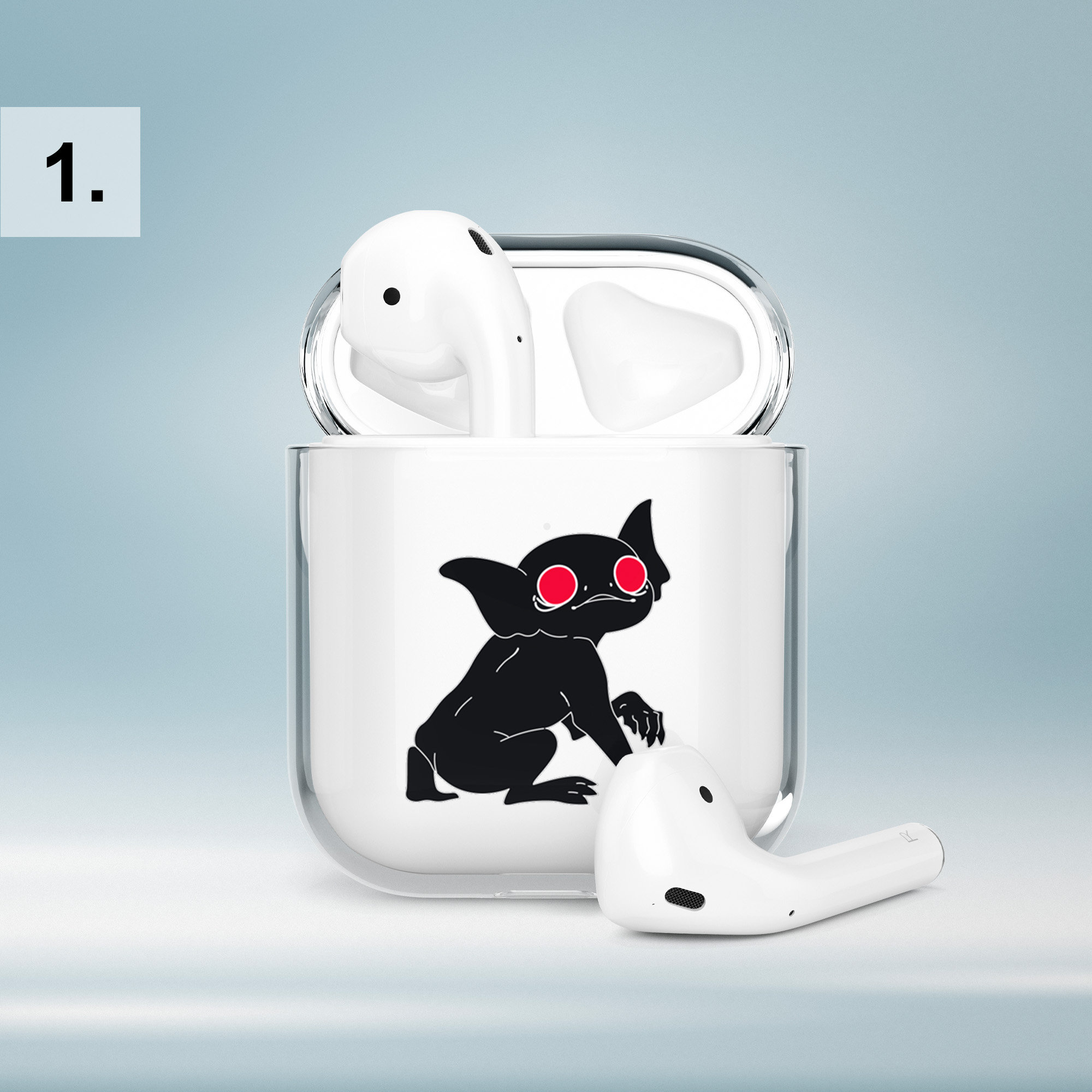 Spooky Alien Airpods Case Mothman Halloween Cover for Airpods ...