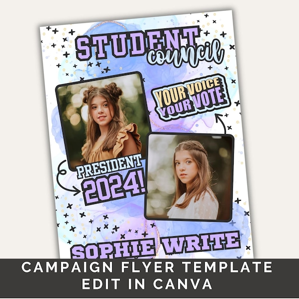 Class President Poster - Etsy