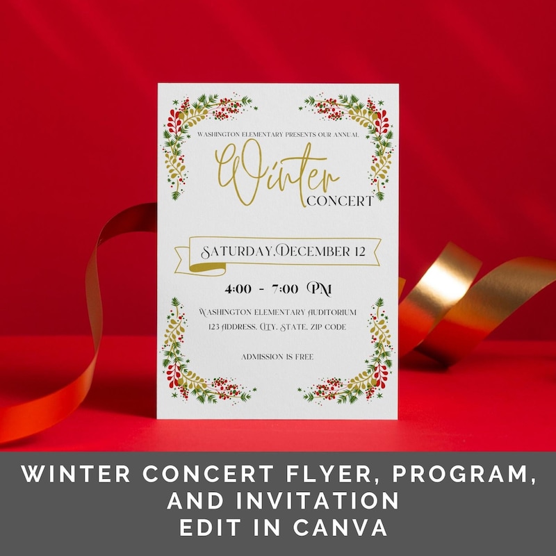 Choir Invitation - Etsy