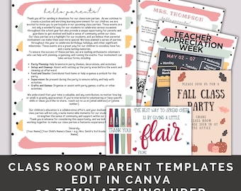 Editable Room Parent Welcome Letter Template, Room Mom Introduction ...