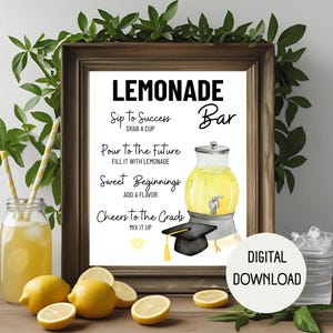 Graduation Lemonade Bar,non-alcoholic Drinks, Lemonade Bar, Lemonade ...
