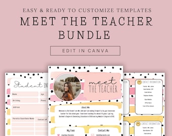 Editable School Newsletter, Meet the Teacher Template, Instant Download ...