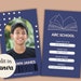 Editable Homeschool ID Badge Template: Canva Student/teacher Card (50mm ...