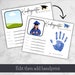 Kindergarten Graduation Handprint Keepsake: Editable Canva Template - Etsy