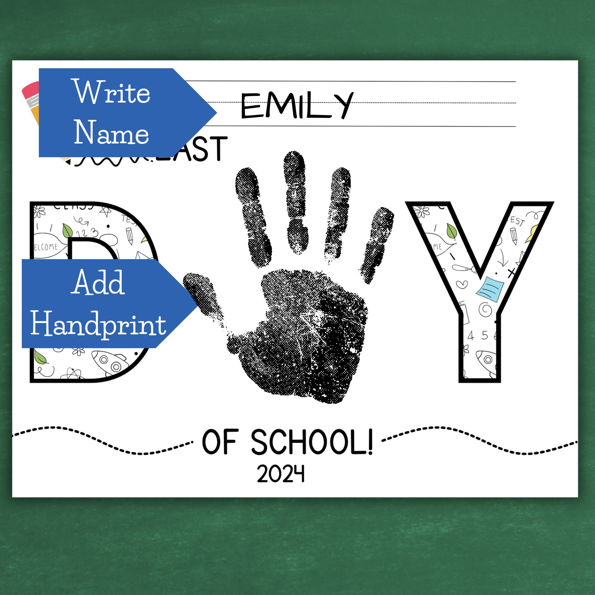 School Handprint, Handprint Craft, Family Handprint Art, School ...