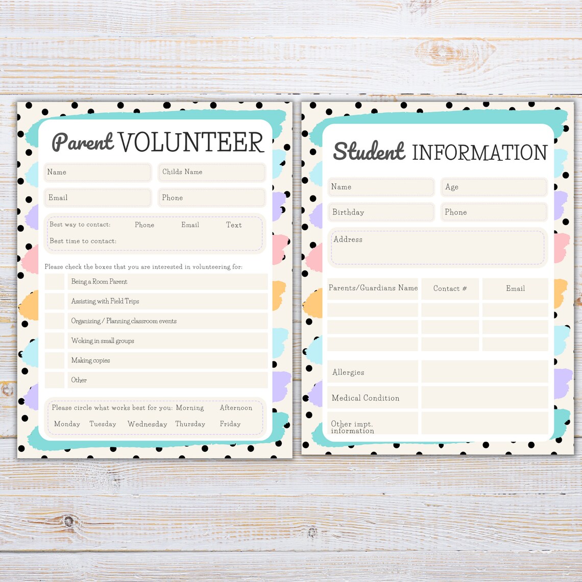 Open House Bundle, Meet the Teacher Template, Back to School Flyer ...
