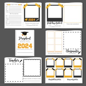 Preschool Graduation Memory Book, Preschool Graduation, Memory Book ...