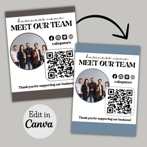 Personalized QR Code Sign Template: Scan to Pay, Canva Editable ...
