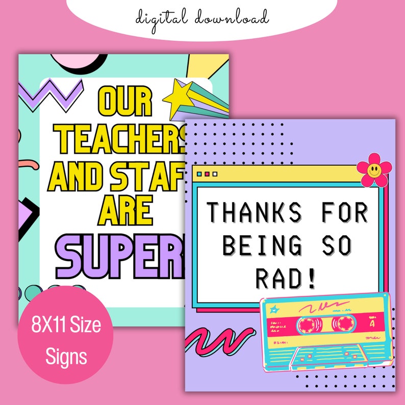 Retro, Teacher Appreciation, Teacher Appreciation Week, Teacher Thank ...