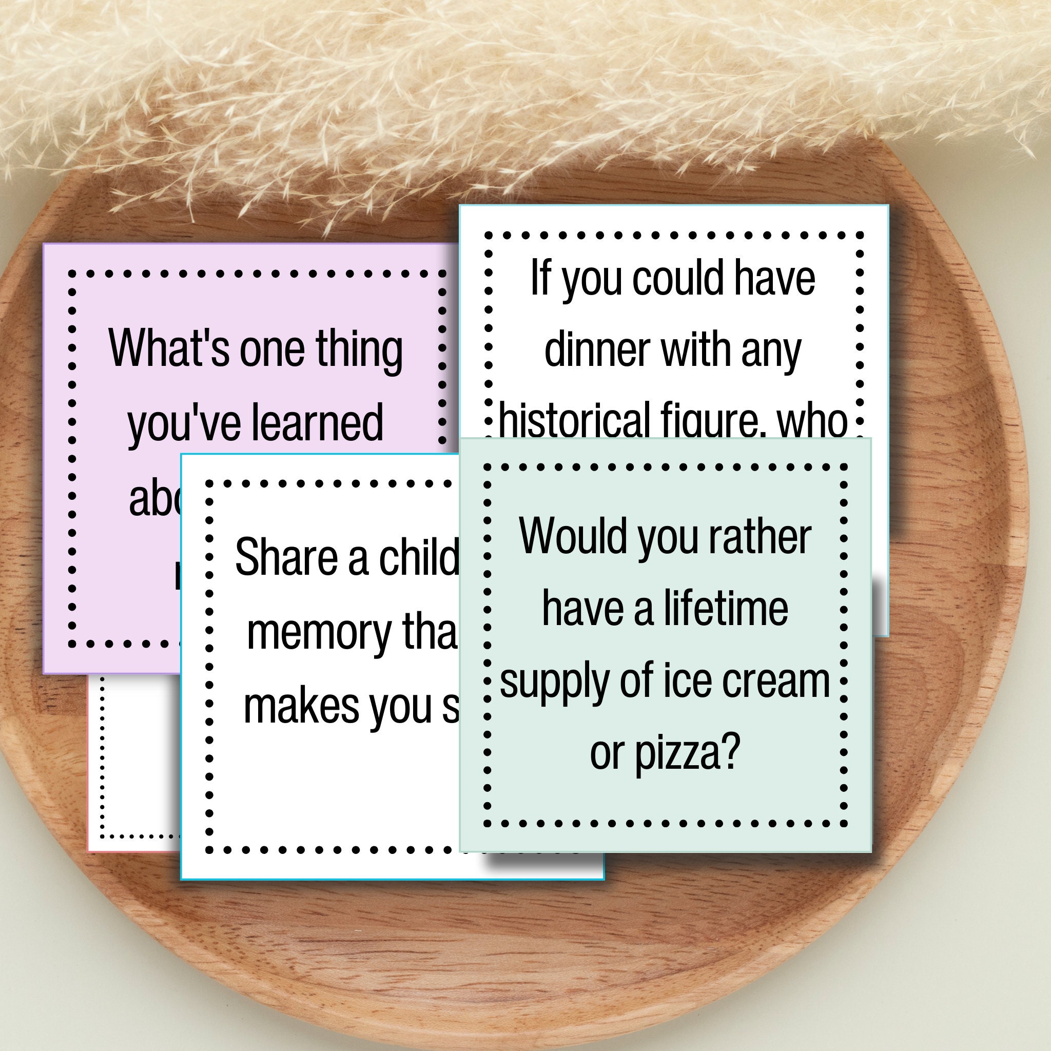 Family Conversation Starter Cards: 240 Printable Questions (digital ...