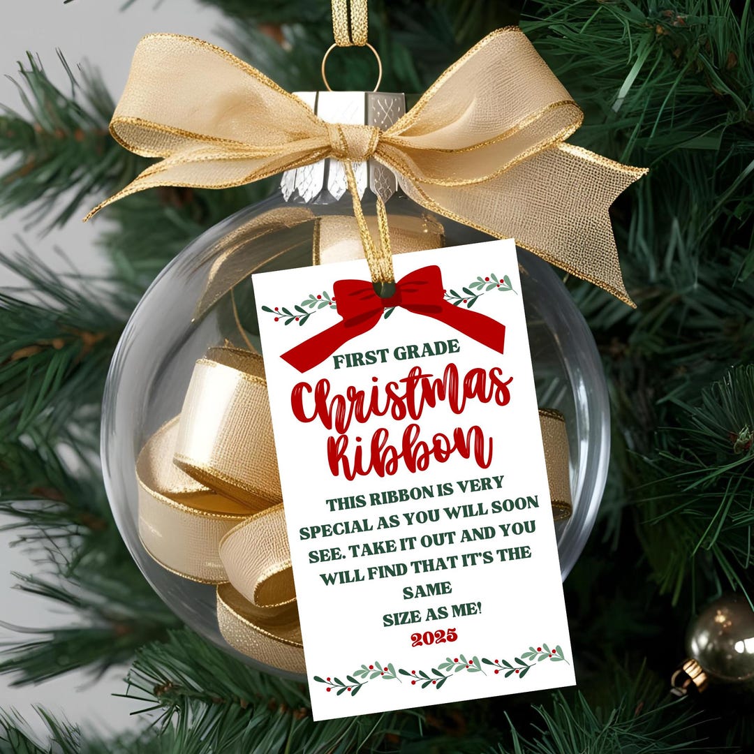 Editable Ribbon Tag,same Size as Me,ribbon Ornament, Height Ornament ...