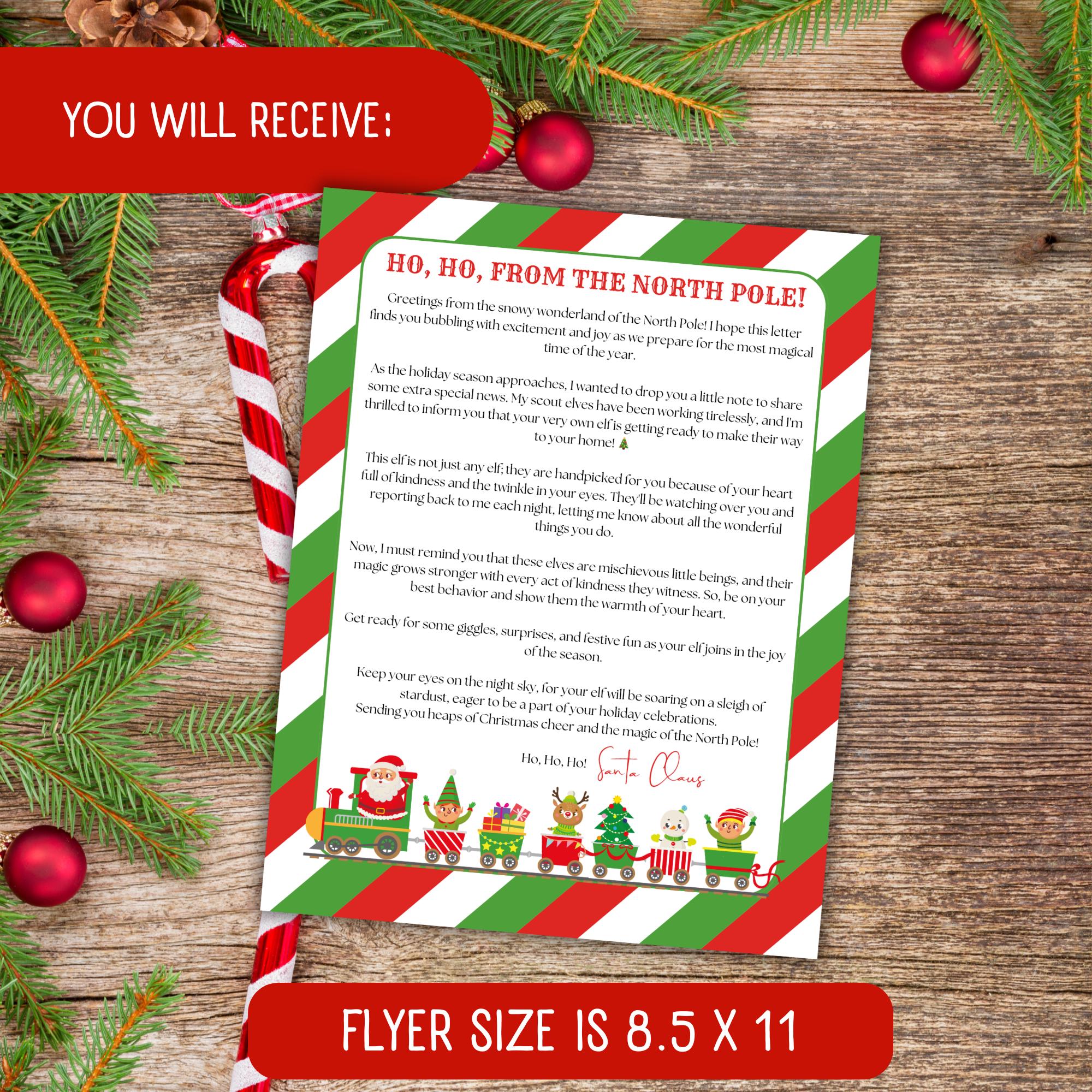 Elf Coming Soon Letter From Santa, Elf Letter, Coming Soon Elf, Letter ...