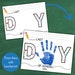 First & Last Day Handprint Art: School Keepsake (digital Download) - Etsy