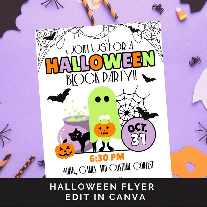 Halloween Blocks - Etsy