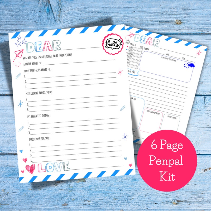 Pen Pal Kit - Etsy