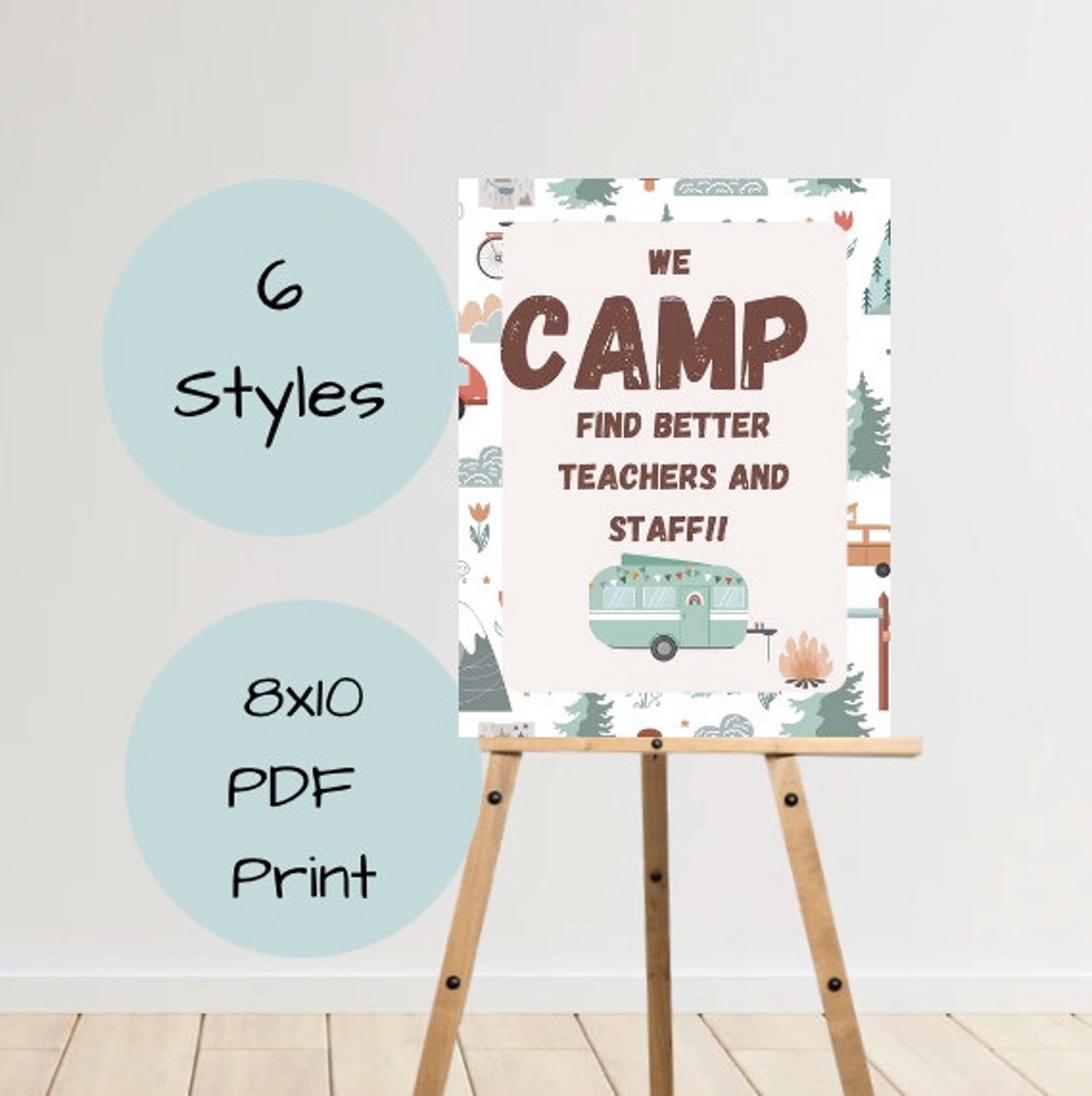 Teachers Appreciation Week Bundle, Teacher Appreciation Week, Camping ...