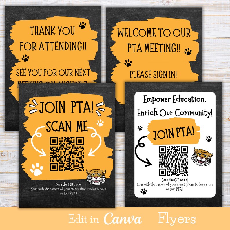 Editable PTA/PTO Bundle, Includes Recruitment Flyers, Newsletter ...