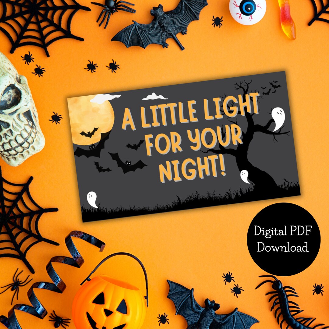 Editable Halloween Favor Tags: Trick or Treat, Class Gifts (digital ...