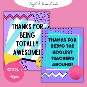 Retro, Teacher Appreciation, Teacher Appreciation Week, Teacher Thank ...