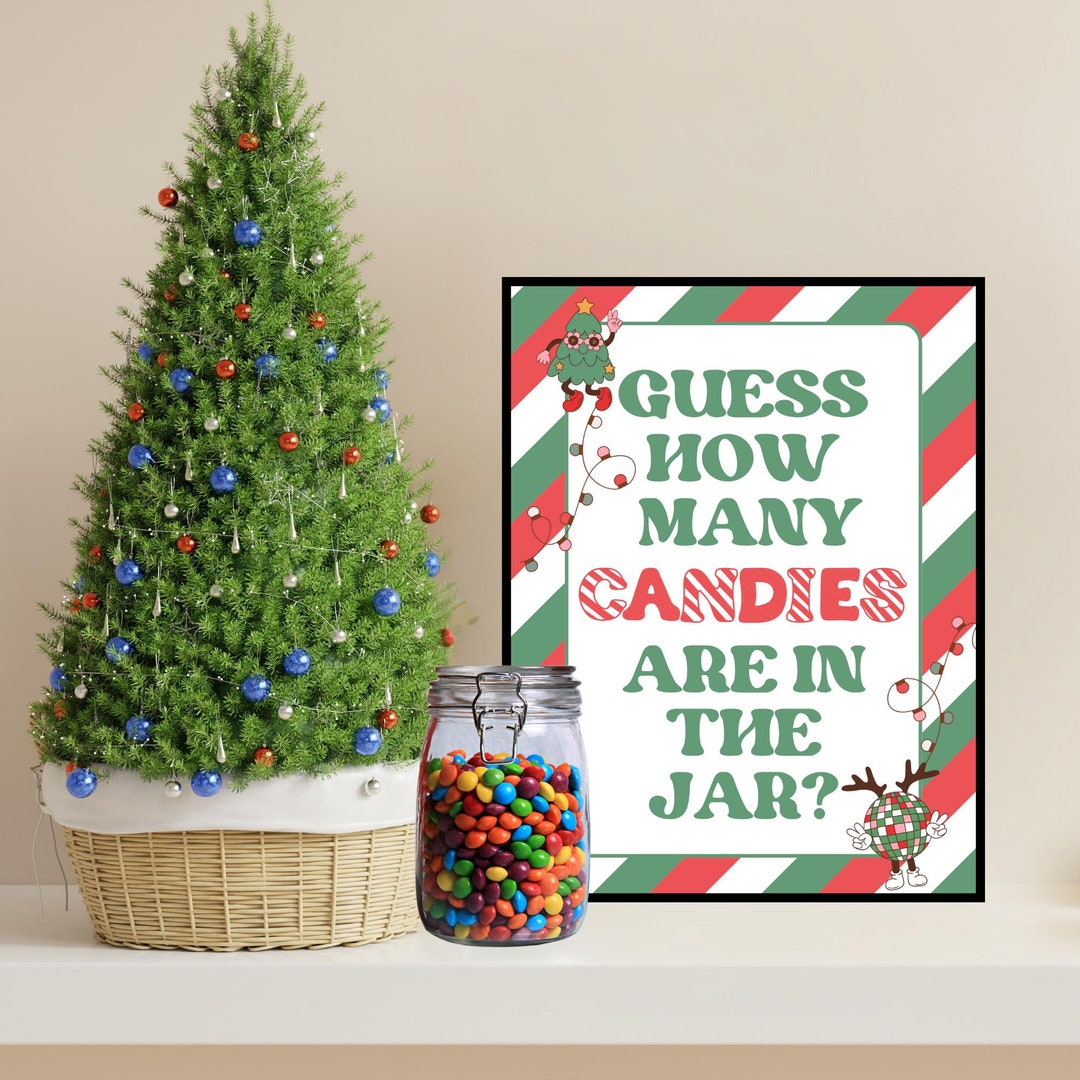 Guess How Many Candy, Guess How Many Candy Canes, Candy Cane Challenge ...