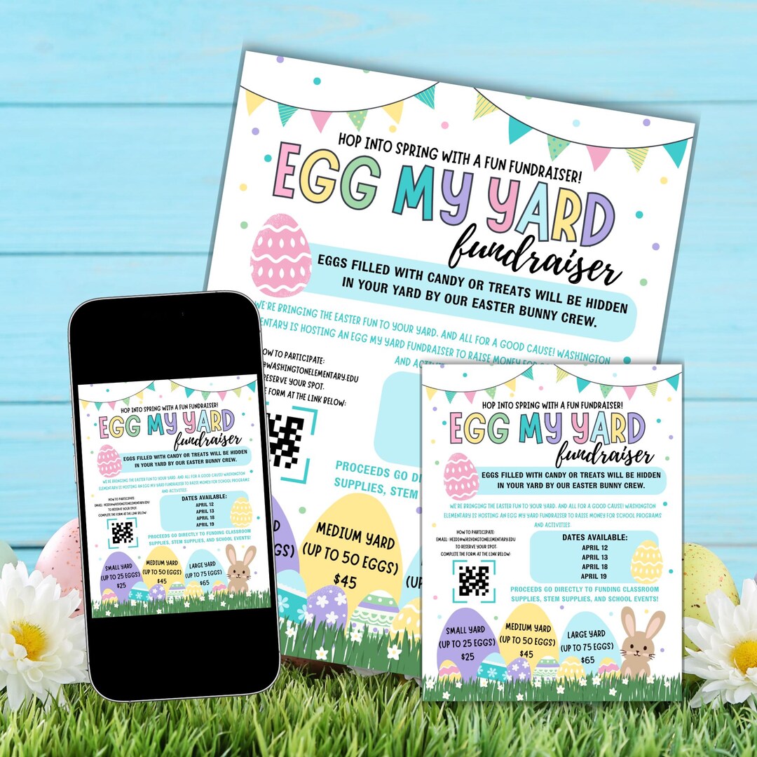 Easter Flyer, Egg My Yard Flyer, Youve Been Egged, Church Community ...