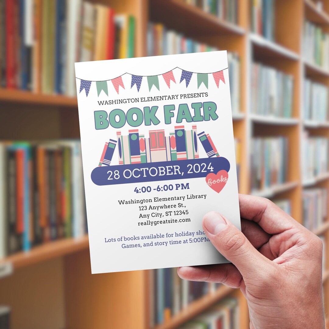 Book Fair, Scholastic, Book, School Flyer, Sales Book, Library, Book ...