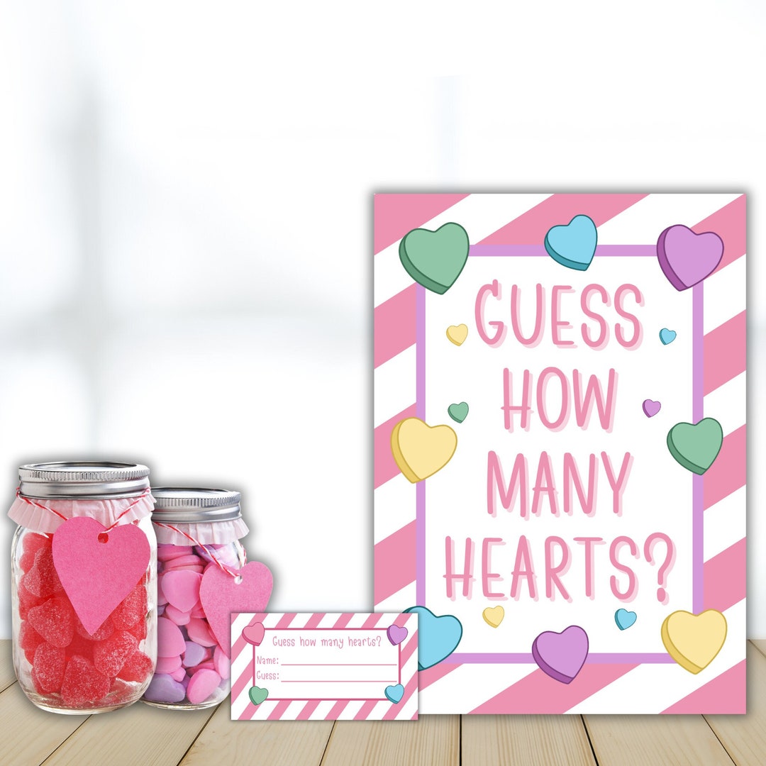 Guess How Many, Candy Guessing Game, Guess How Many Game, Guessing Jar ...