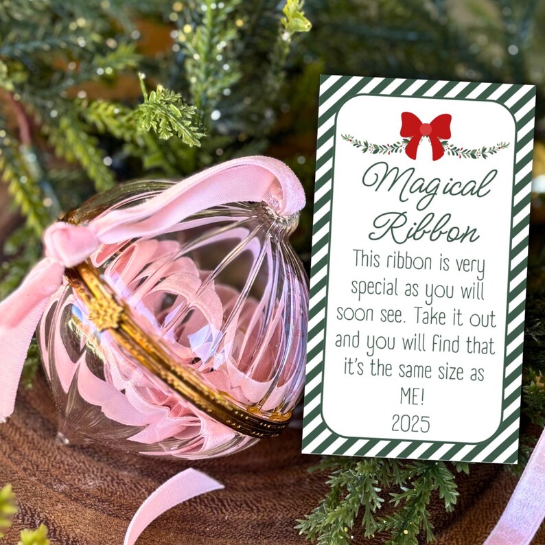 Ribbon Height Christmas Tag: Grandparent Gift (digital Download) - Etsy