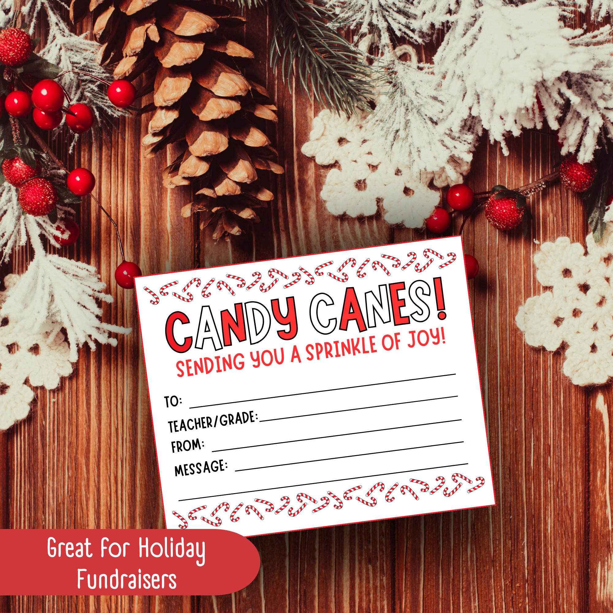 Candy Cane Gram Tags (digital Download) - Etsy