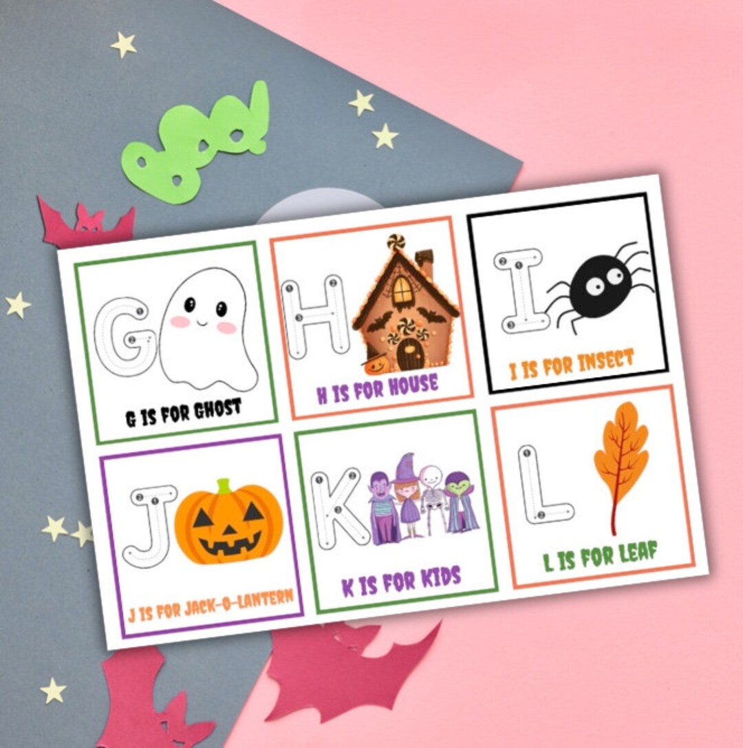 Halloween Lunch Box Notes, Alphabet Notes, Halloween Notes, Halloween ...