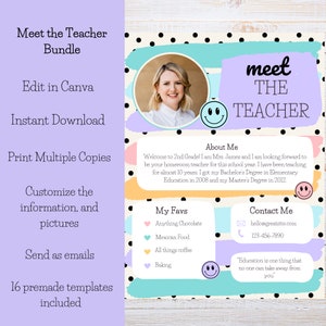 Open House Bundle, Meet the Teacher Template, Back to School Flyer ...