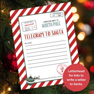 Letter From Santa, North Pole Letter From Santa, Santa Letter Kit ...