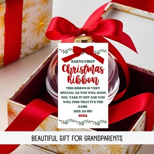 Ribbon Height Ornament Tag: Keepsake Christmas Craft (digital Download ...