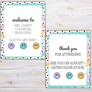 Open House Bundle, Meet the Teacher Template, Back to School Flyer ...