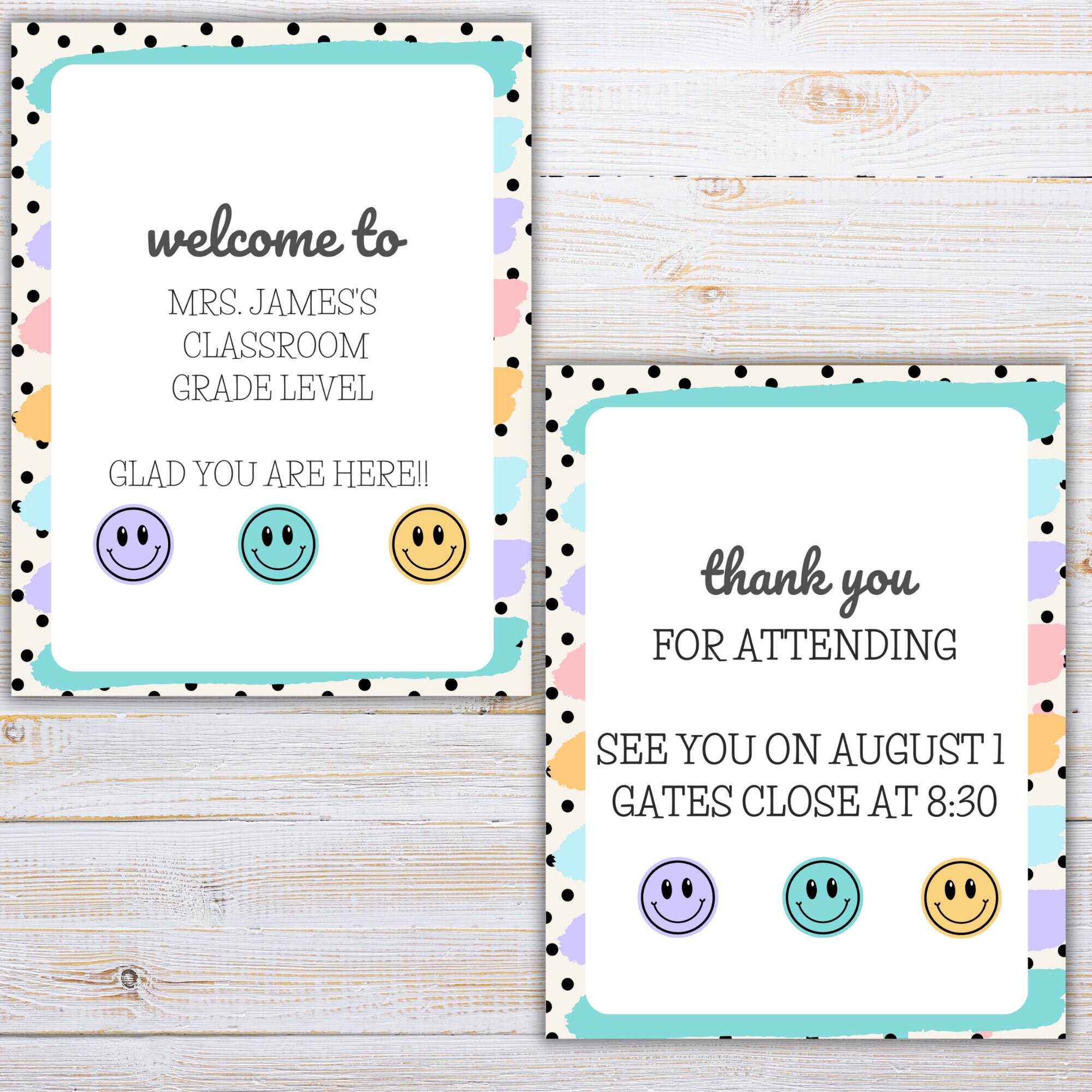 Open House Bundle, Meet the Teacher Template, Back to School Flyer ...