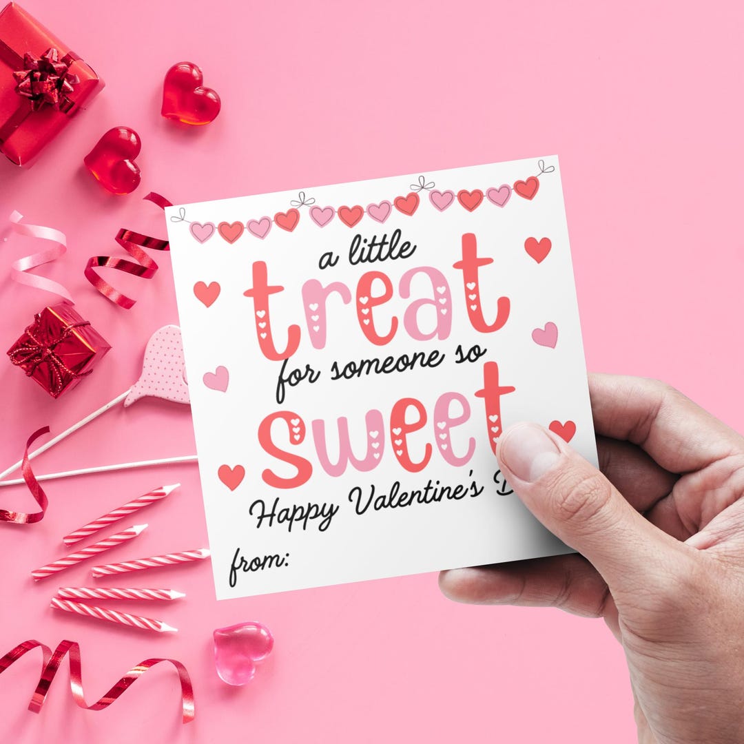 Valentine Gift Tags: Sweet Classroom Favors (printable) - Etsy