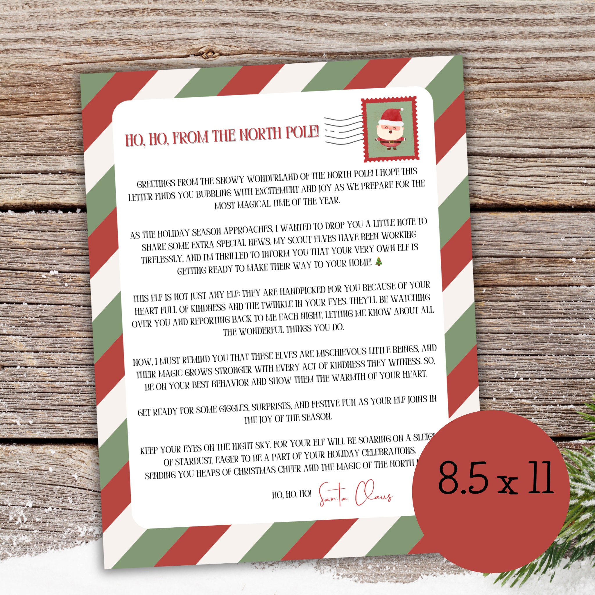 Elf Coming Soon Letter From Santa, Elf Letter, Coming Soon Elf, Letter ...