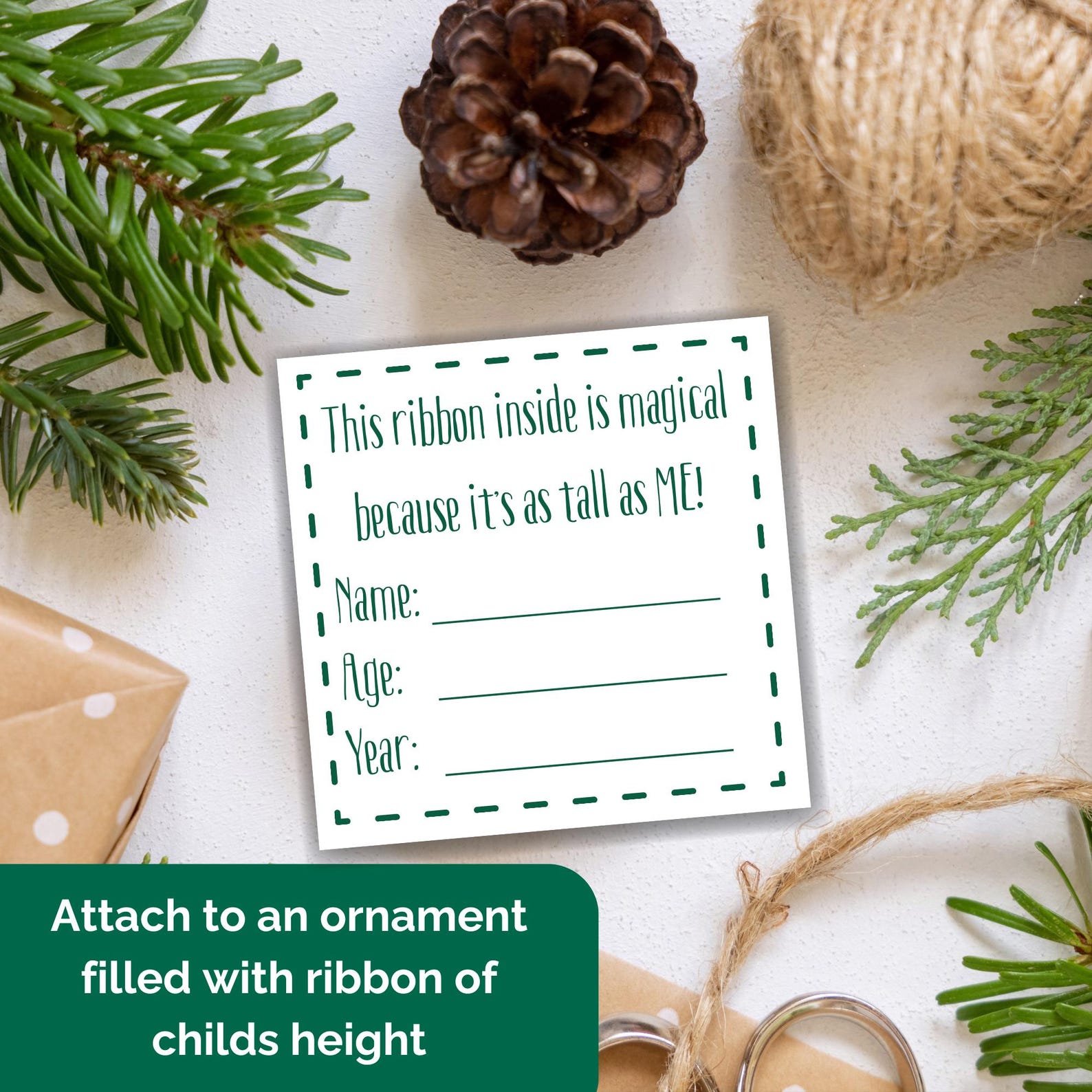 Ribbon, Same Size as Me,ribbon Ornament,height Ornament Tag,pdf, PNG ...