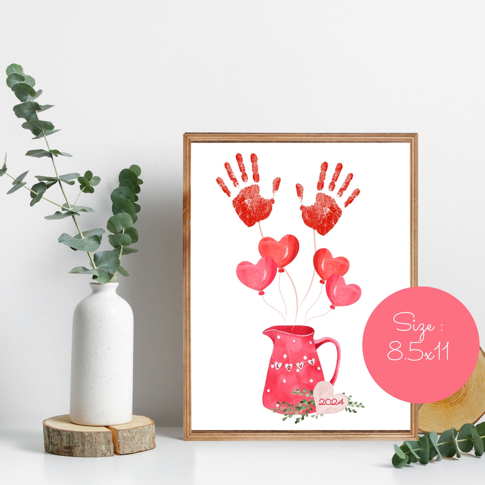 Valentines Handprint Craft, Handprint Art, Handprint Craft, Valentine ...