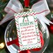 Ribbon Height Keepsake Ornament Tag - Etsy