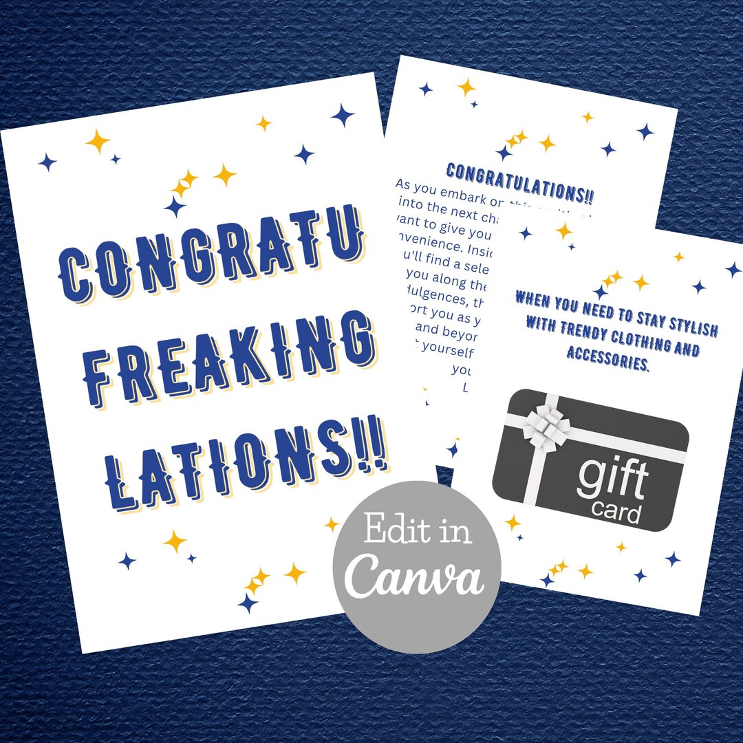 Editable Graduation Gift Card Book, Gift Card Holder Book, Handmade ...