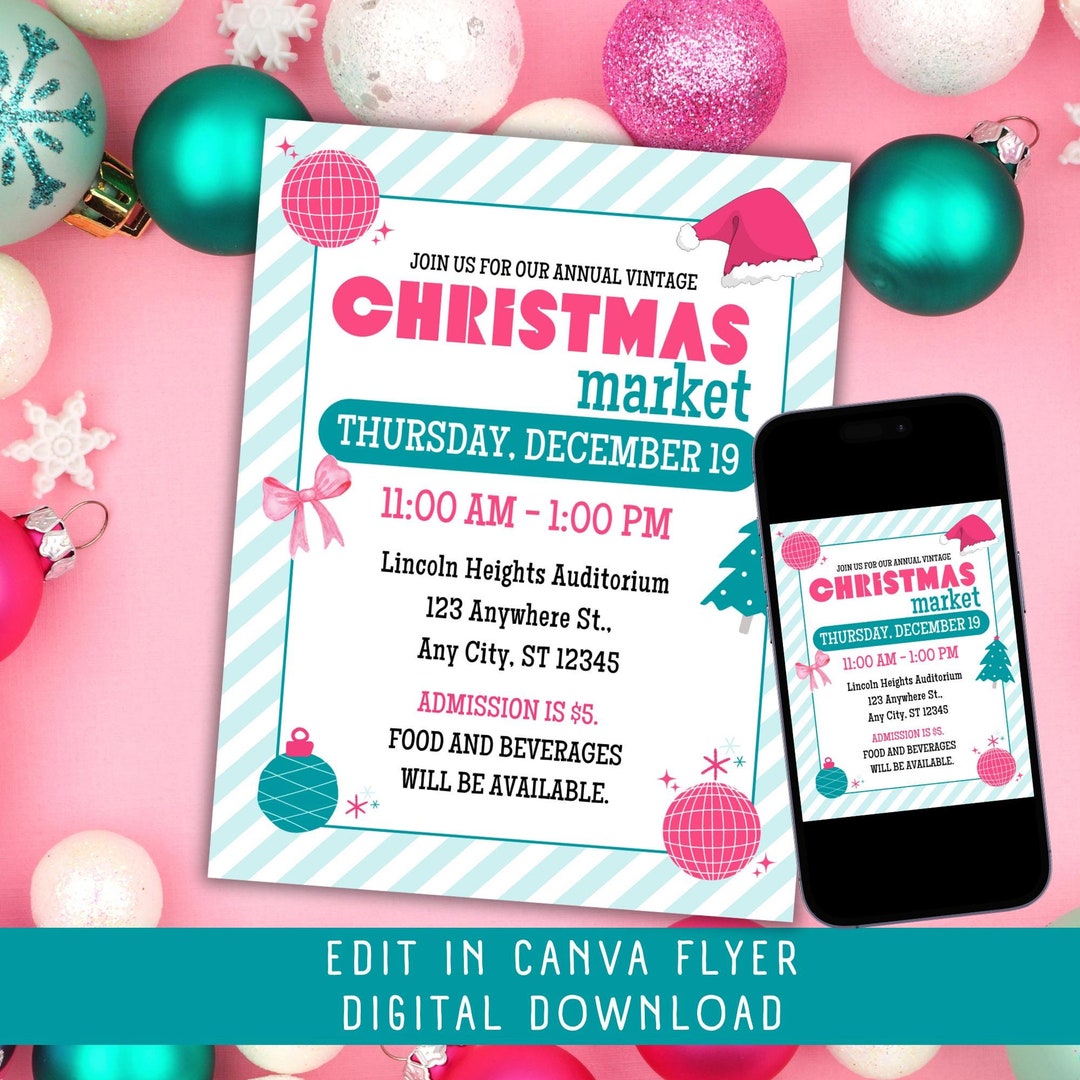 Christmas Fair, Winter Market, Christmas Market Crafts, Holiday Market ...