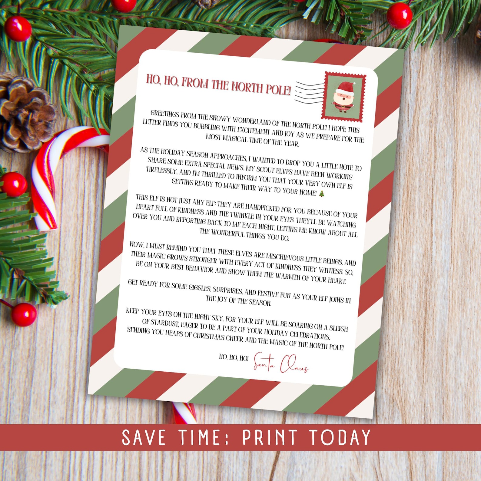 Elf Coming Soon Letter From Santa, Elf Letter, Coming Soon Elf, Letter ...