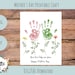 Mother's Day Craft Printable, Handprint Craft for Mother's Day, Grandma ...
