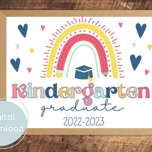 Printable Last Day of Kindergarten, Last Day School Sign, School Sign ...