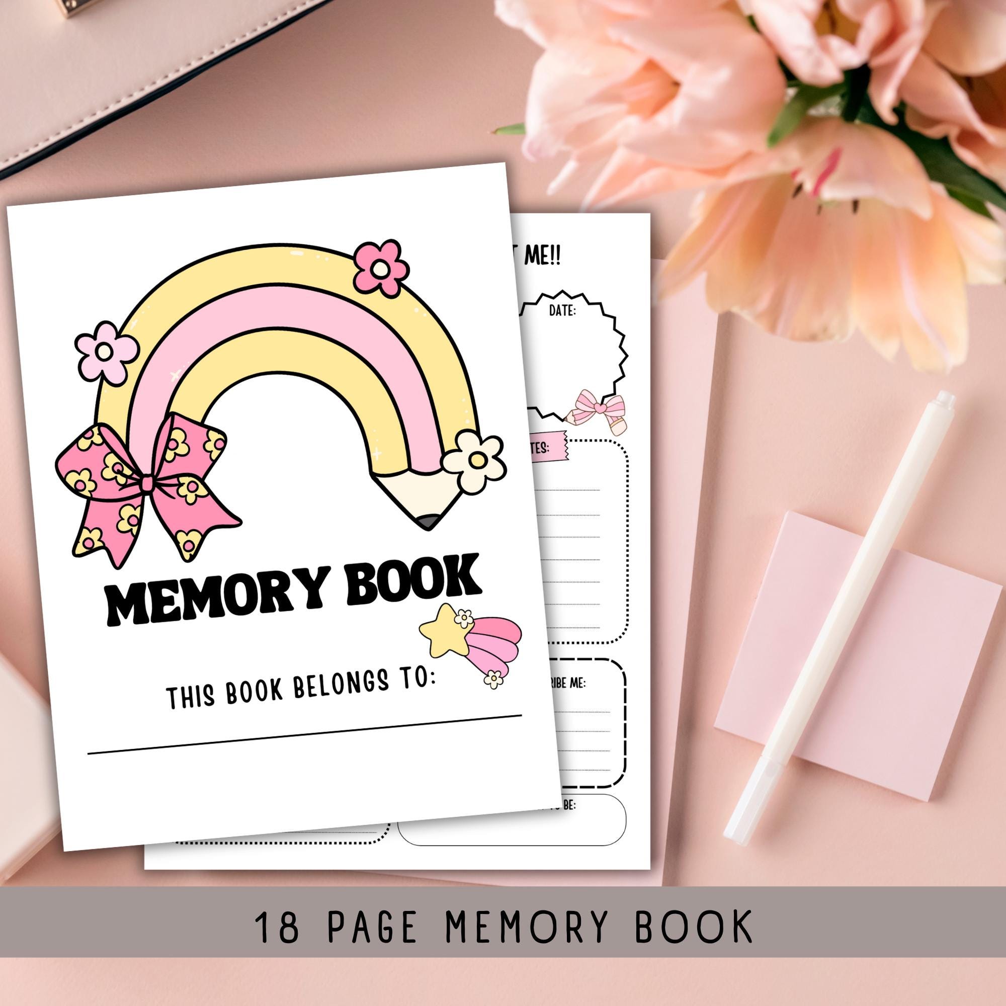 Personalized School Memory Book: Elementary Keepsake Photo Album - Etsy