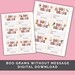 Halloween Boo Gram Tags: Spooktacular Treats (digital Download) - Etsy